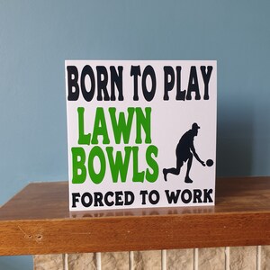 Funny Lawn Bowls / Bowling Themed Birthday Card / Greetings Card With ...