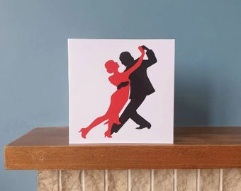 Ballroom Dancing Birthday Card - Etsy