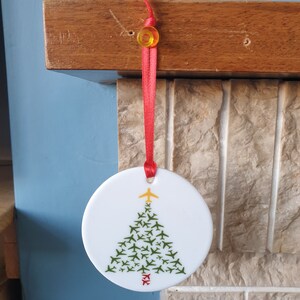 Airplane Ceramic Tree Decoration With Lovely Aircraft Themed Design ...