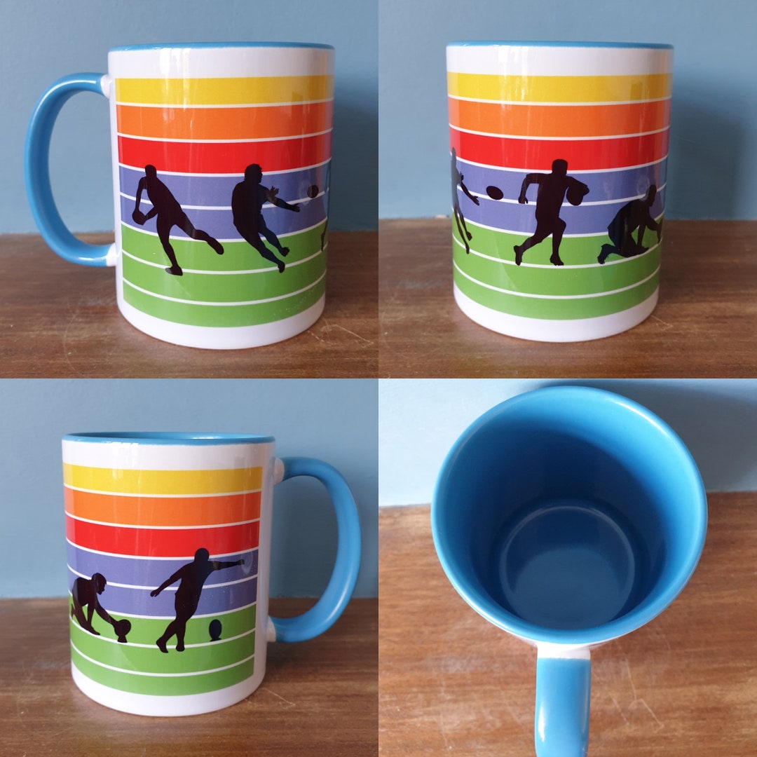 Rugby Mug With Lovely Rugby and Sunset Design - Etsy