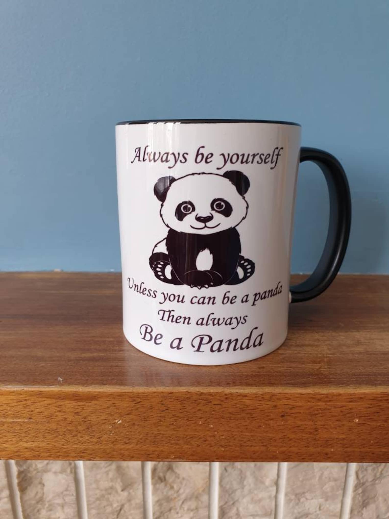 A Lovely Panda Mug With Panda Theme and Wording - Etsy