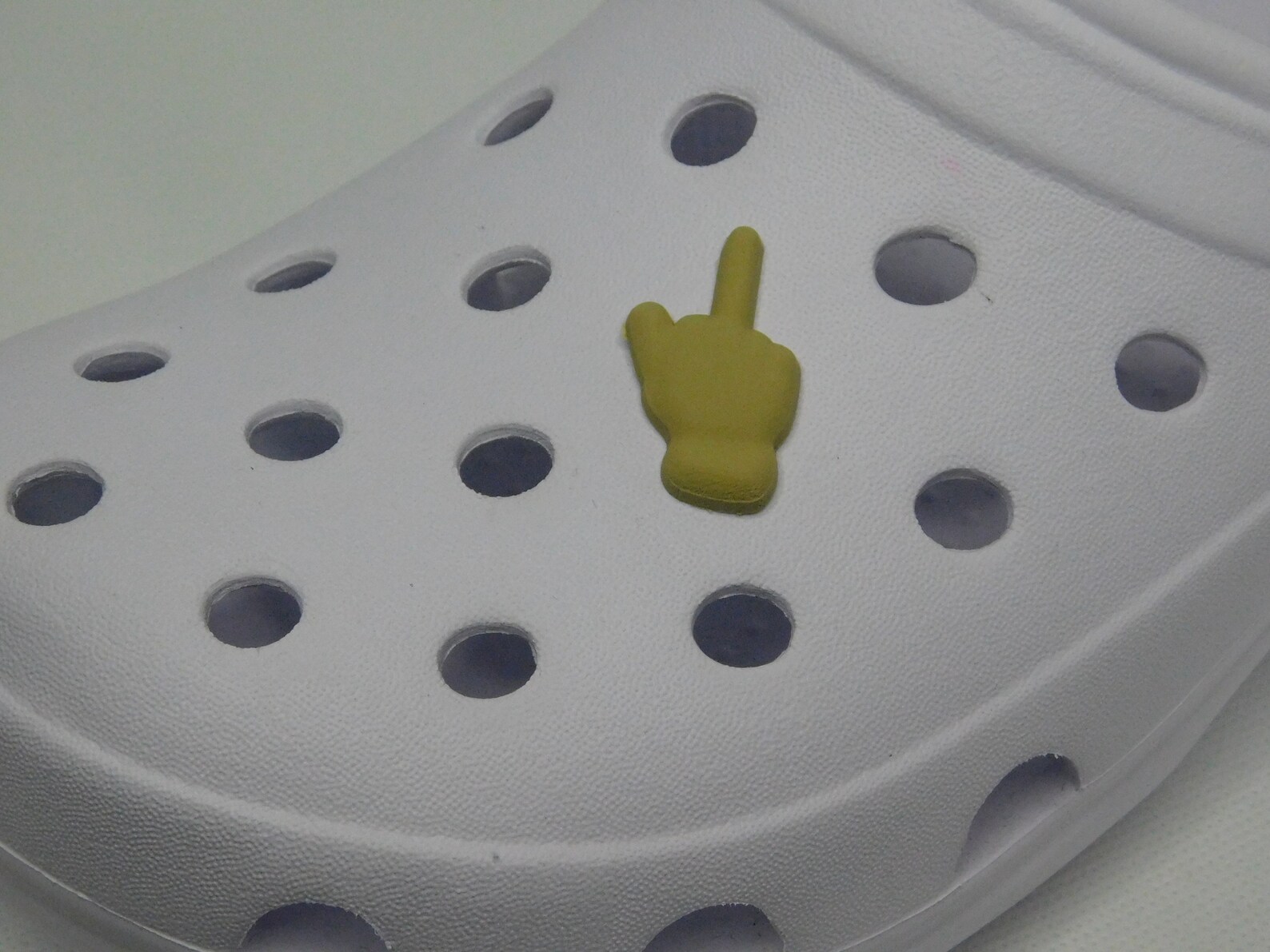 Middle Finger Croc Shoe Charm - Etsy