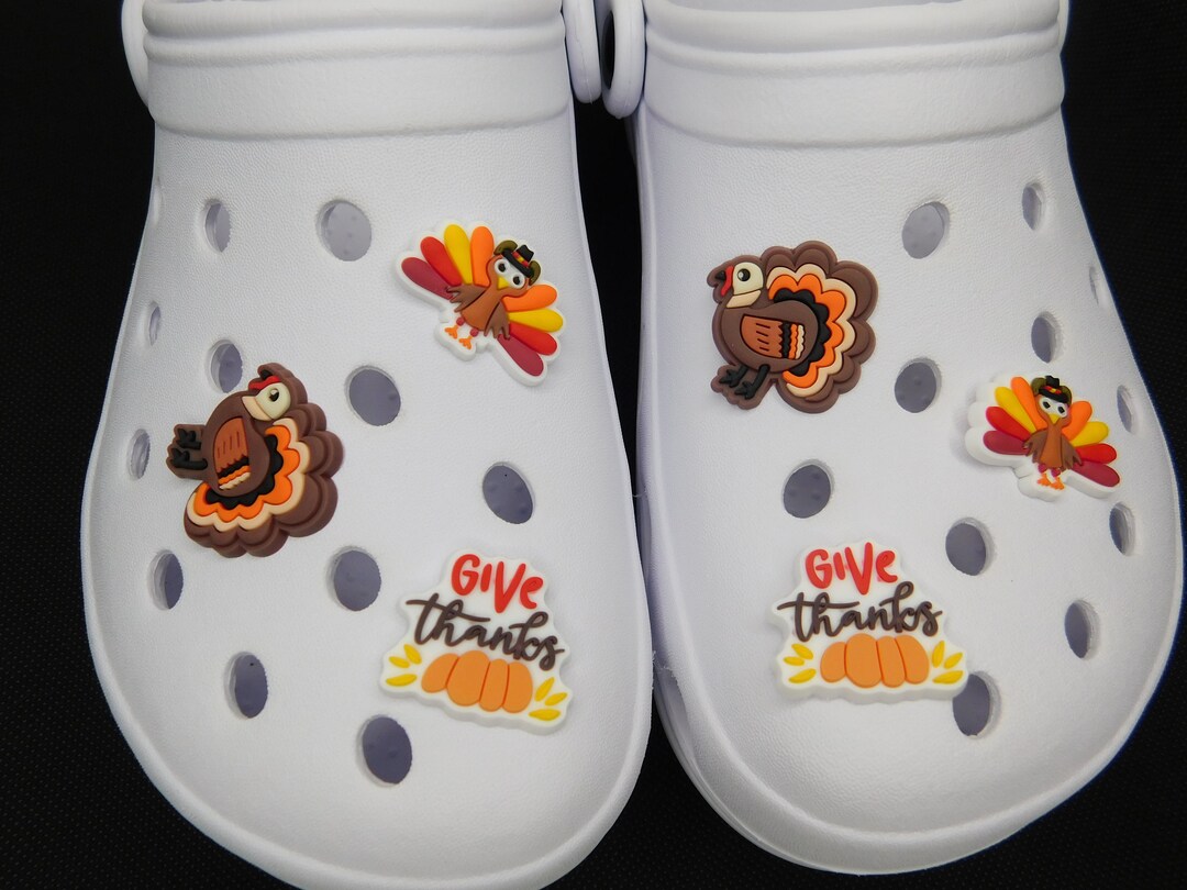 Thanksgiving Fall Croc Charms - Etsy