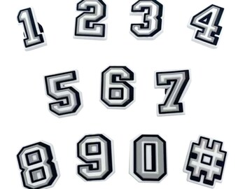 Croc Charms Number - Etsy