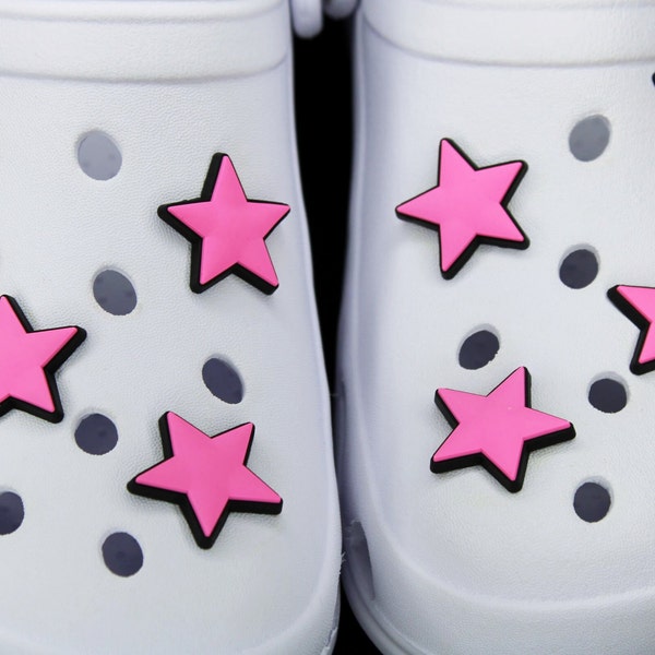 Pink Croc Charms - Etsy