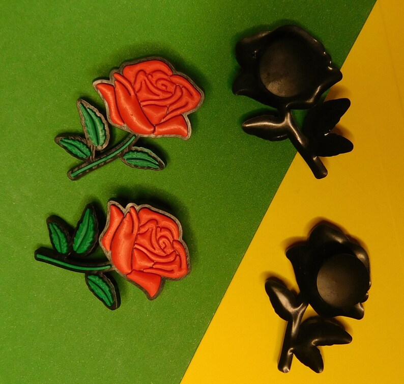 Red Roses Croc Charm Shoe Decoration Croc Charms - Etsy