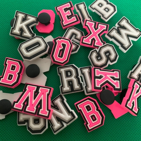 Black and White Croc Letters - Etsy