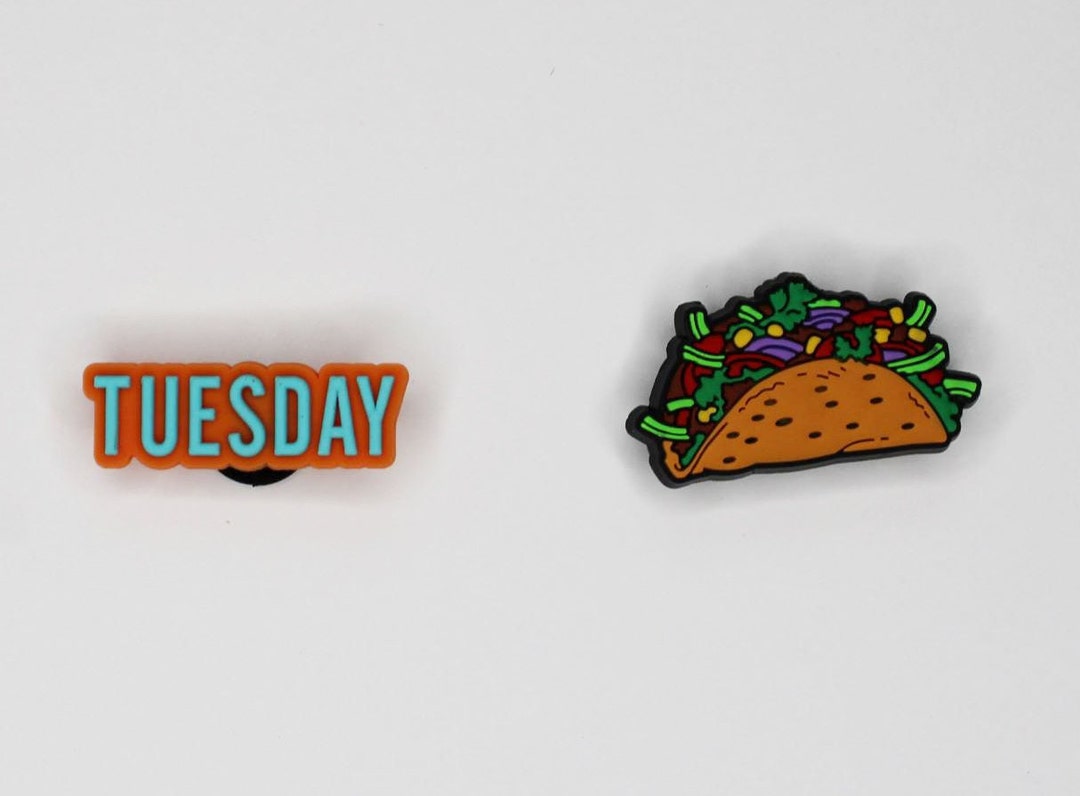 Taco Tuesday Croc Charms - Etsy
