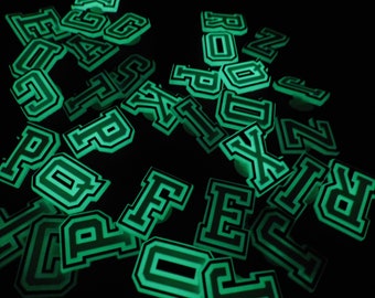 Glow in Dark Letters - Etsy