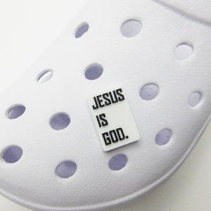 Religious Croc Charm, Jesus, Bible, God is My Strength Croc Charm - Etsy