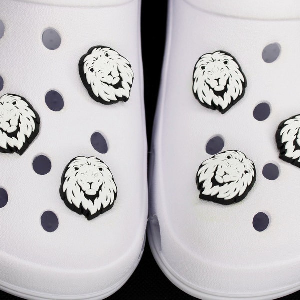 Lion Face Croc Charm - Etsy