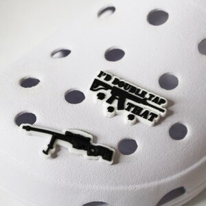 Gun Croc Charms, Fire Arm Croc Charms, Bullets Shoe Decoration - Etsy