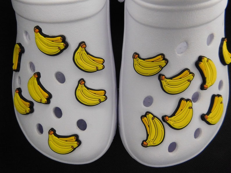 Bananas Crocs Shoe Charm Fruit Crocs Charm - Etsy