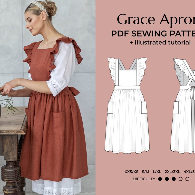 Pinafore Pattern - Etsy