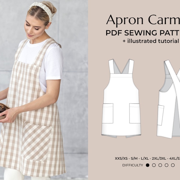 Pdf Apron Pattern - Etsy