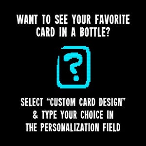 INSCRYPTION Keychain Card in a Bottle Squirrel Black Goat Boulder ...