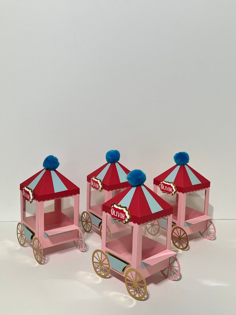 Circus Favor Box Circus Party Carnival Favor Box Carnival - Etsy