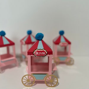 Circus Favor Box Circus Party Carnival Favor Box Carnival - Etsy