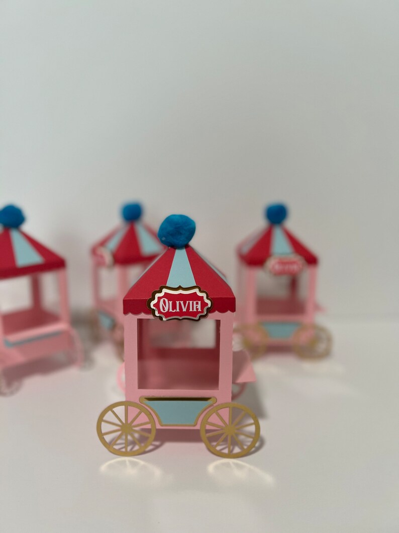 Circus Favor Box Circus Party Carnival Favor Box Carnival - Etsy