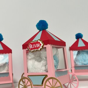 Circus Favor Box Circus Party Carnival Favor Box Carnival - Etsy
