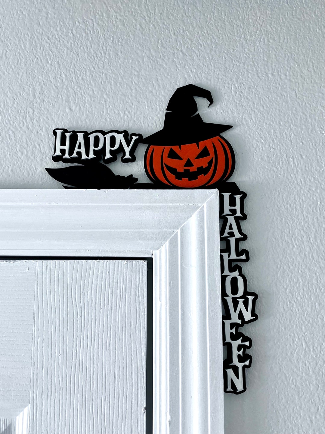 Halloween Door Corner Sign, Door Corner Sign, Halloween Door Sign ...