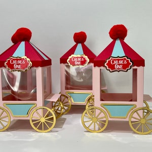 Circus Favor Box, Circus Party, Carnival Favor Box, Carnival Party ...