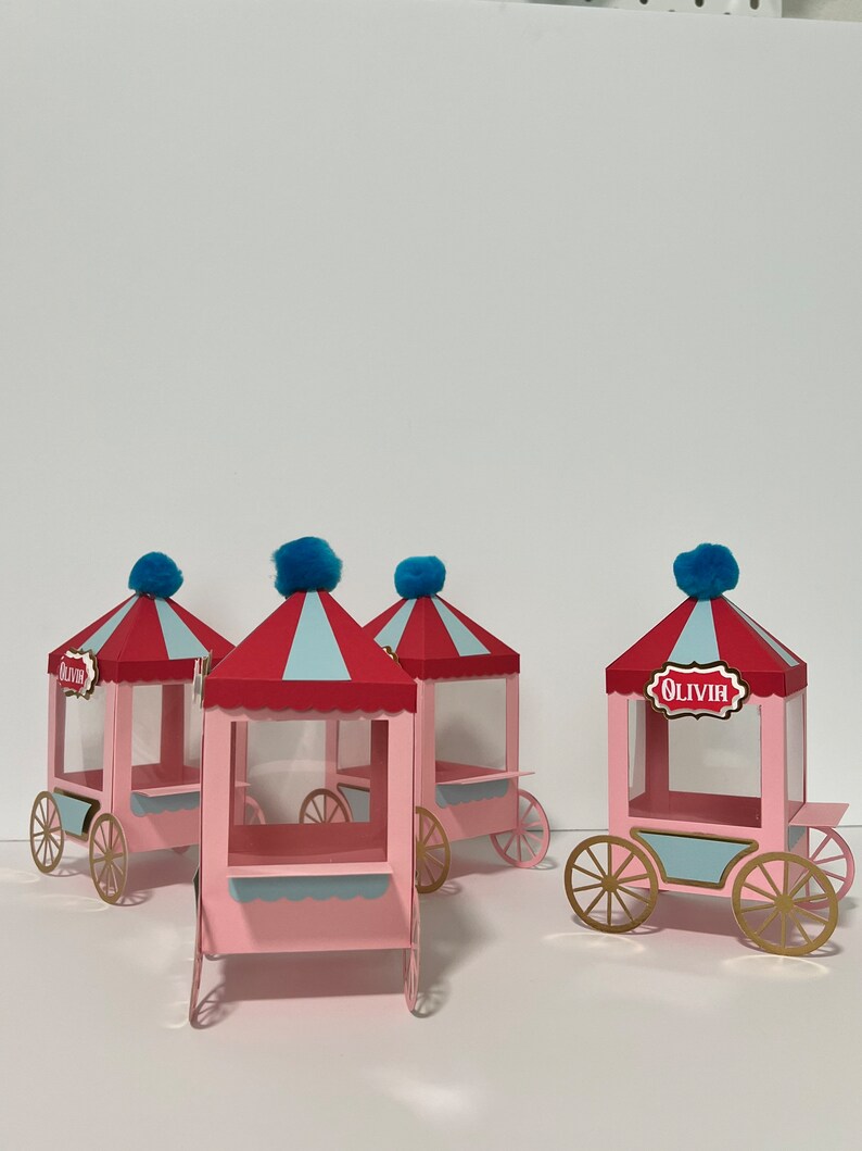 Circus Favor Box Circus Party Carnival Favor Box Carnival - Etsy