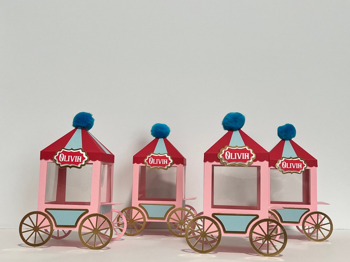 Circus Favor Box Circus Party Carnival Favor Box Carnival - Etsy