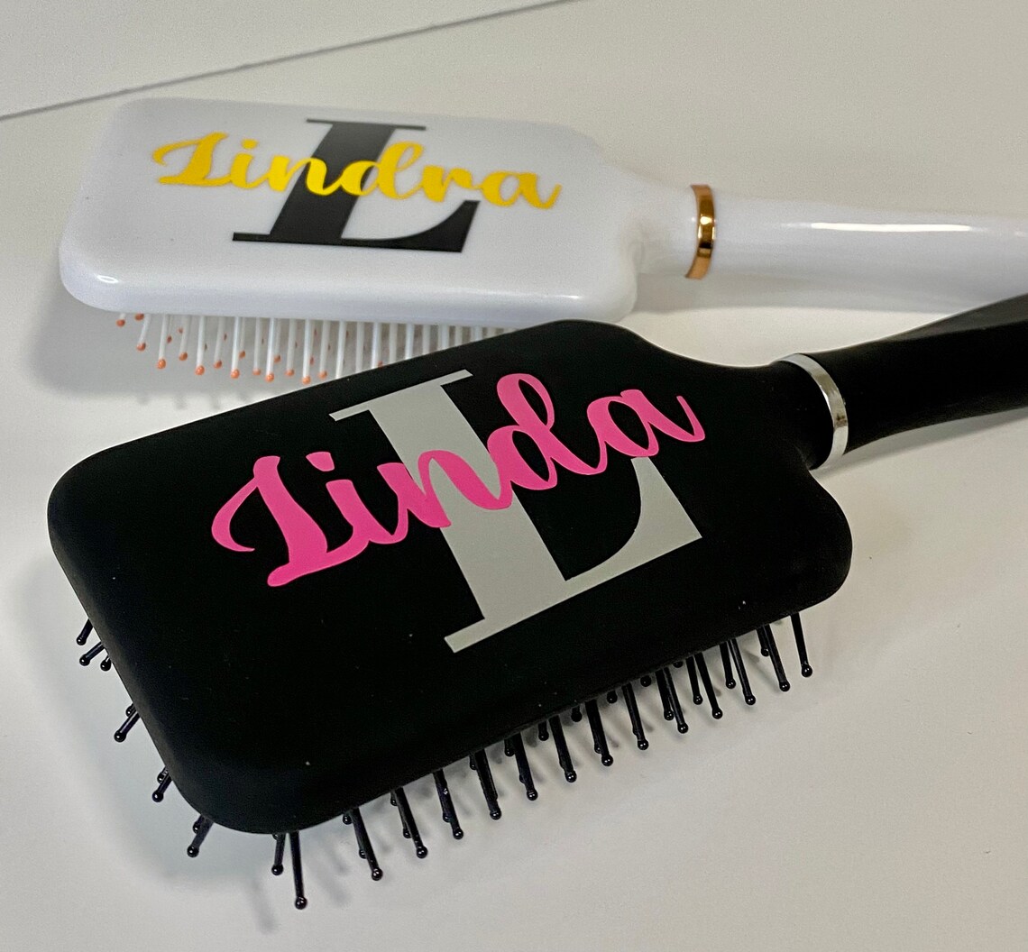 Personalized Hair Brush Monogram Hair Brush Personalized | Etsy