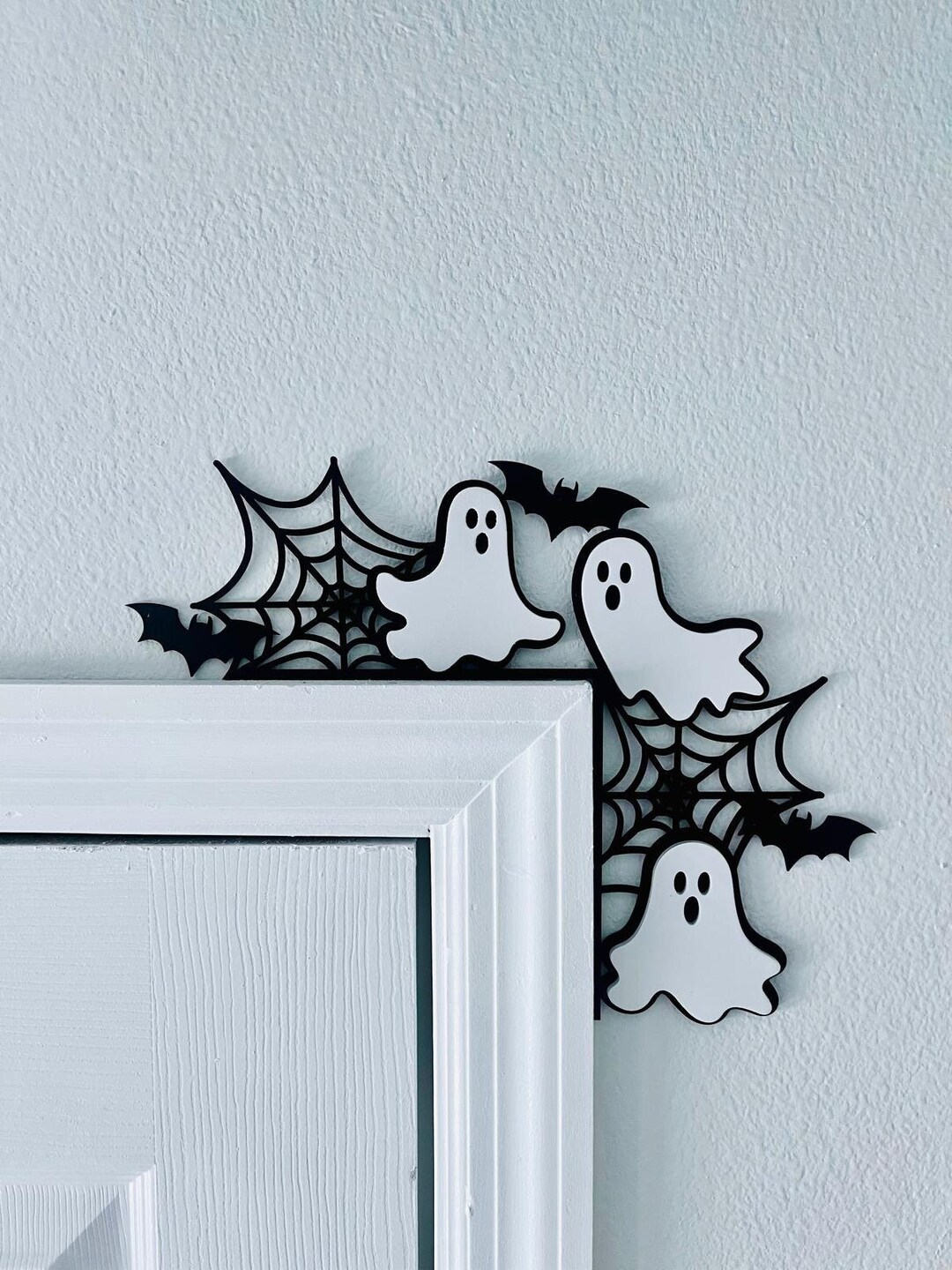 Halloween Door Corner Sign, Door Corner Sign, Halloween Door Sign ...