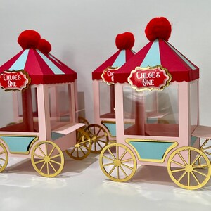 Circus Favor Box, Circus Party, Carnival Favor Box, Carnival Party ...