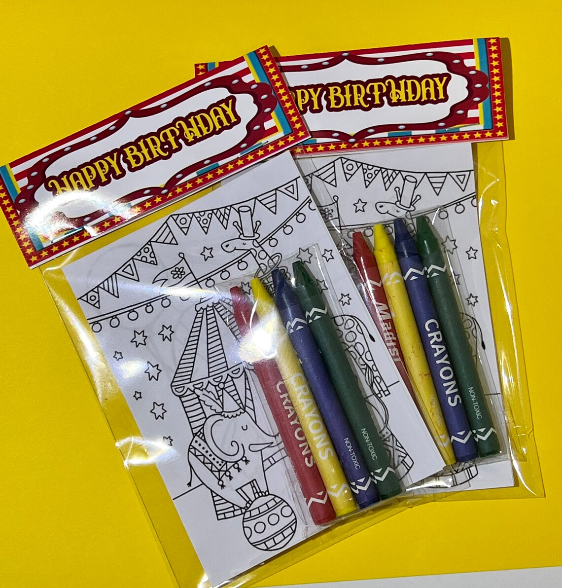 Circus Coloring Book Circus Party Carnival Coloring Book - Etsy