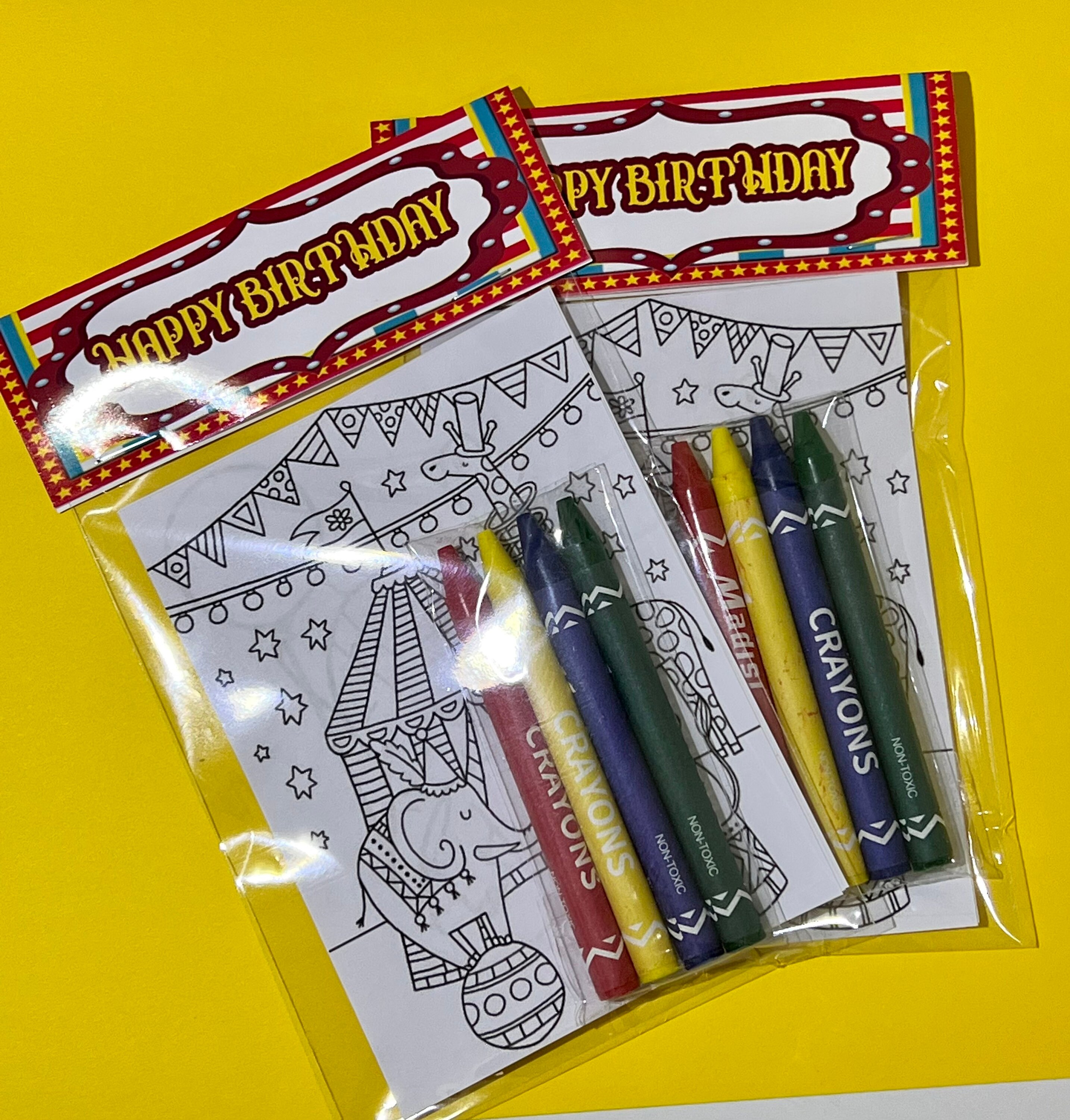 Circus Coloring Book Circus Party Carnival Coloring Book - Etsy