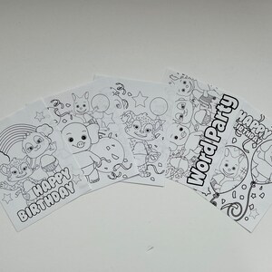 Word Party, Word Party Birthday, Word Party Party, Word Party Coloring ...