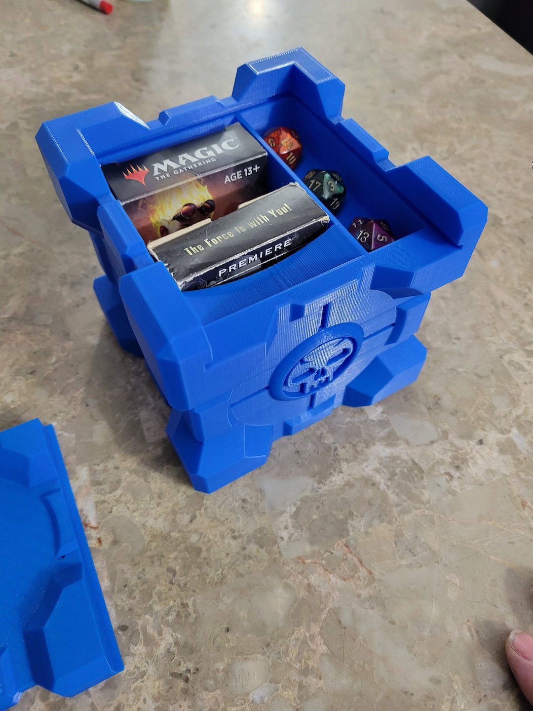 Deck Box - Companion Cube - Magic the Gathering Inspired - CCG ...