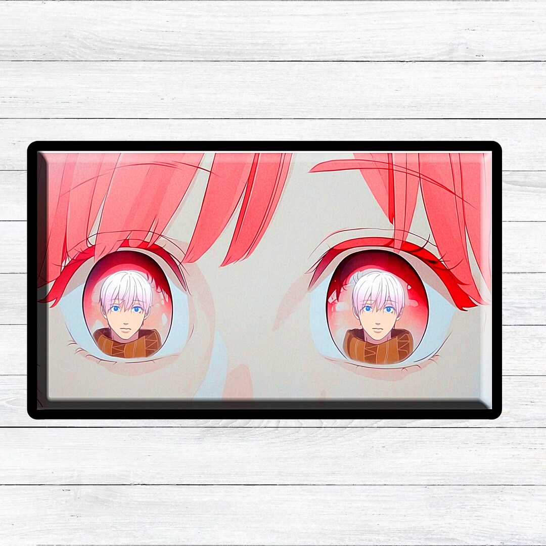 Yuki Eyes Peeker Sticker With Itsuomi Nagi Reflection - Die-cut Anime ...