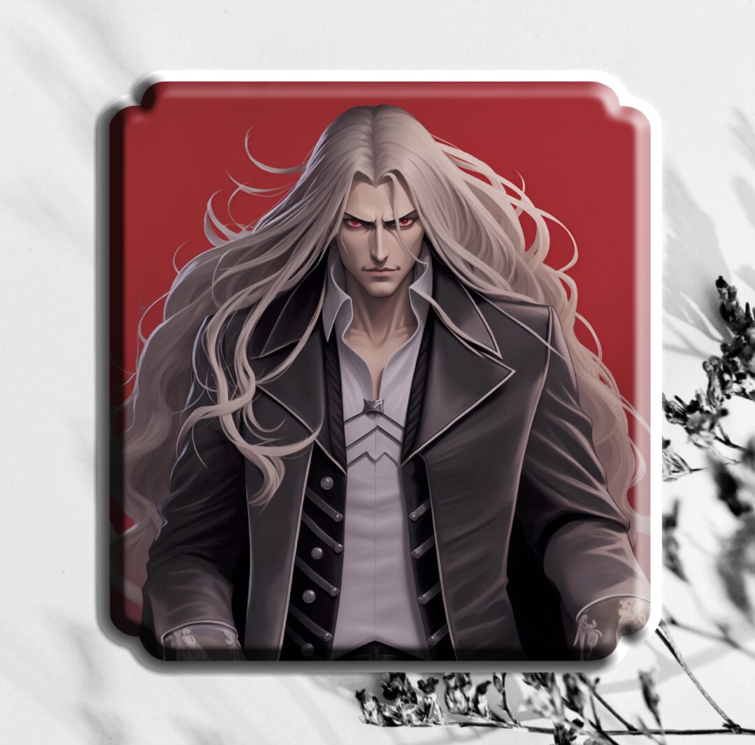 Castlevania Inspired- Alucard- Vampire Sticker - Cool Gothic Anime Art ...