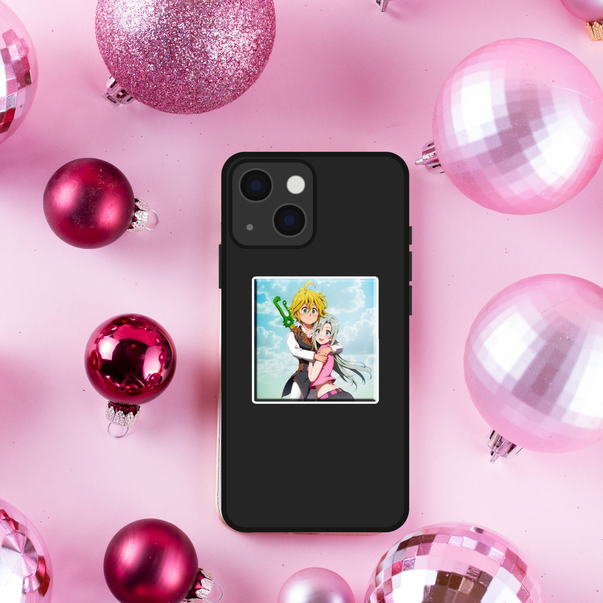 Meliodas & Elizabeth Sticker Anime Die-cut, Seven Deadly Sins, Manga ...
