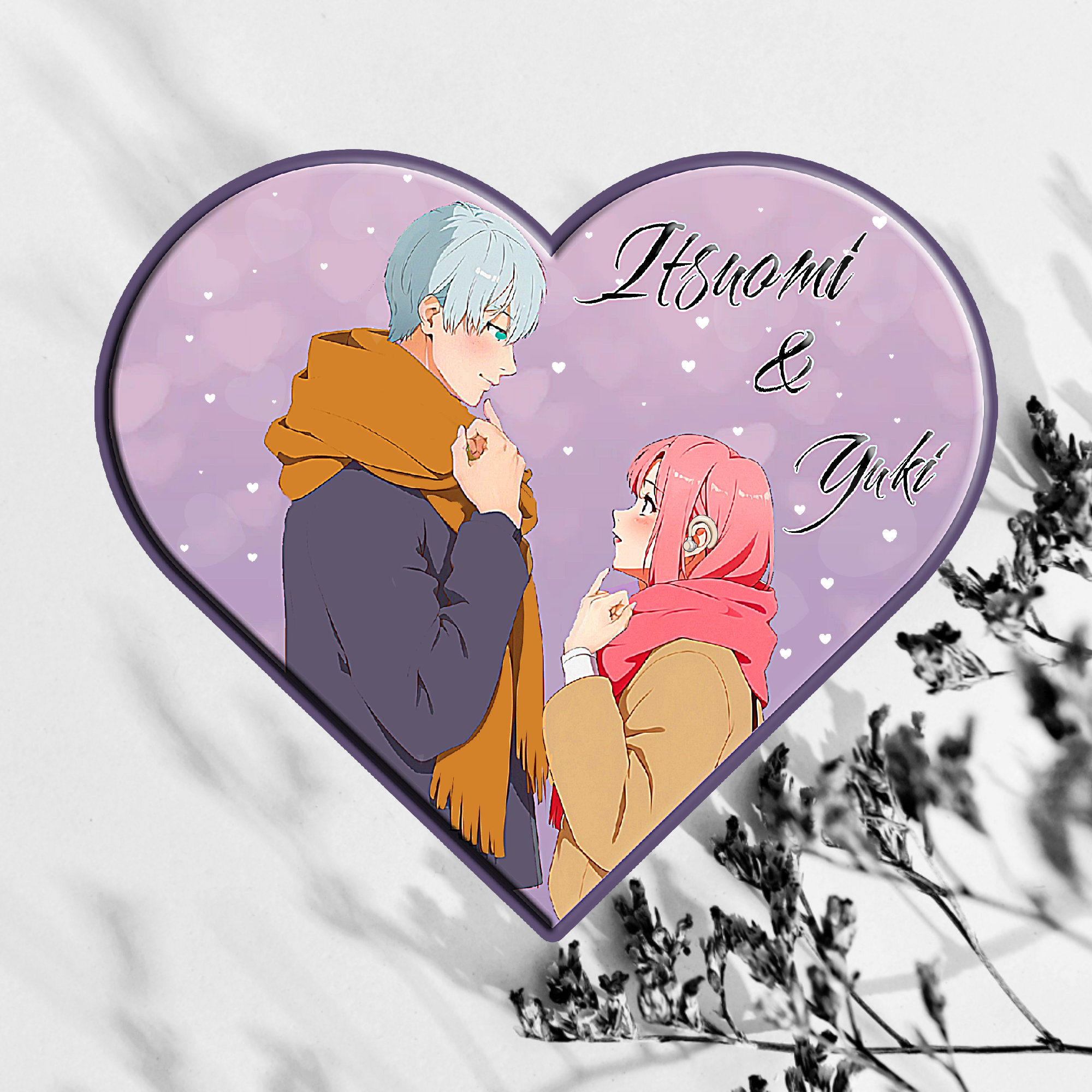 A Sign of Affection Inspired Sticker Itsuomi & Yuki Signing, Anime Fan ...