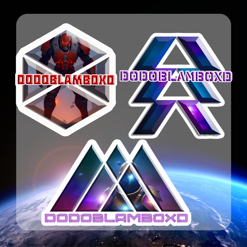 Customizable Gamer Sticker Personalized Gamer Decor, Gaming Accessories ...