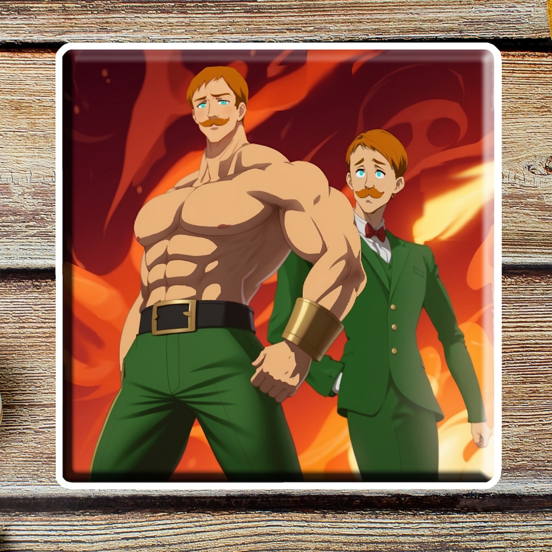 Escanor Die-cut Sticker - Prideful Lion With Dual Personalities, Seven ...