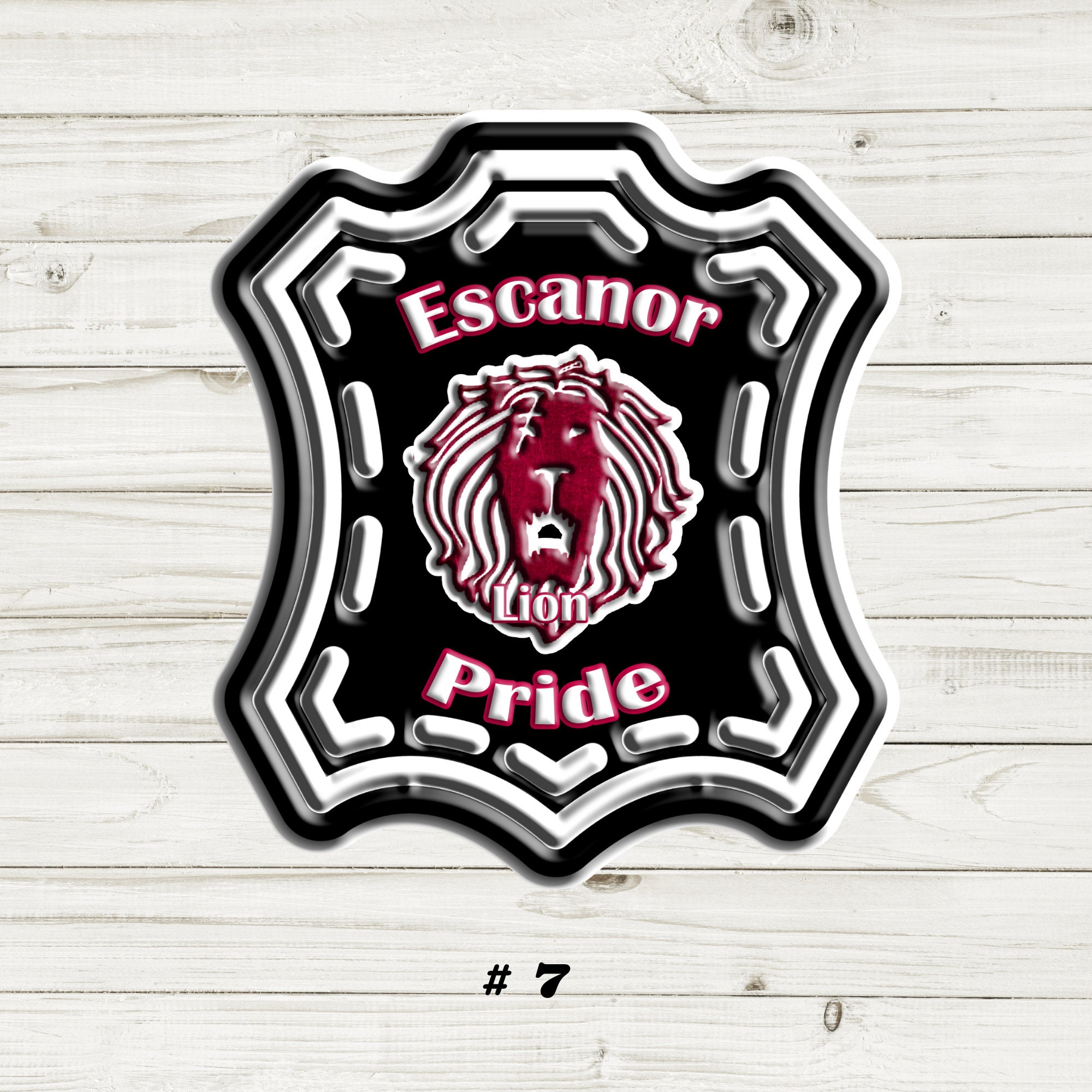 Seven Deadly Sins Symbols Die-cut Sticker Netflix Anime Art in Black ...