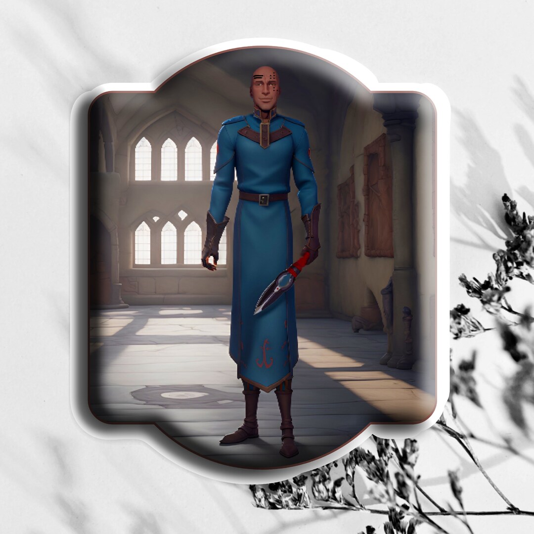 Anime Castlevania Inspired Isaac Devil Forge Master Sticker - Dark ...