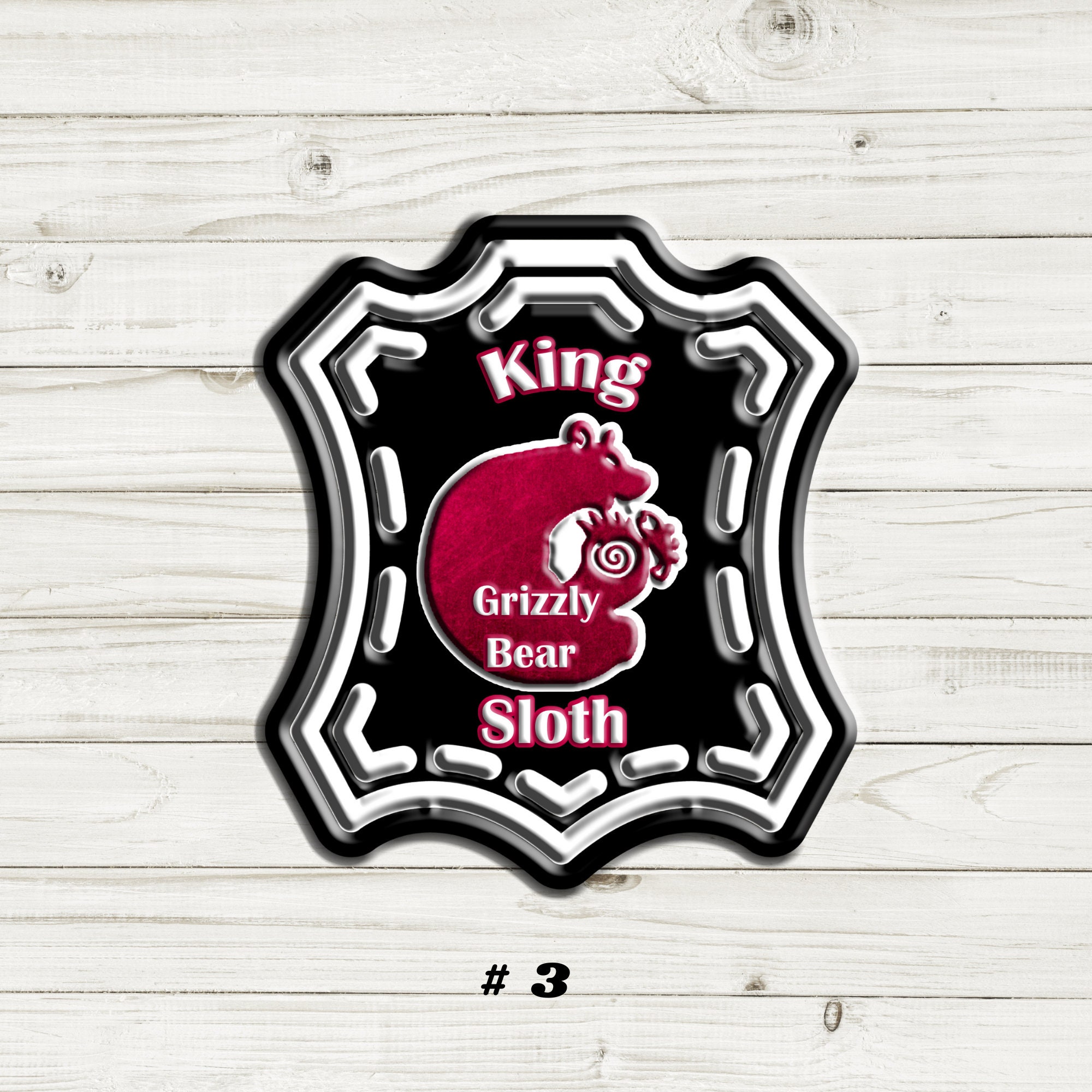 Seven Deadly Sins Symbols Die-cut Sticker With Burgundy Accents - Etsy