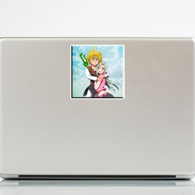 Meliodas & Elizabeth Sticker Anime Die-cut, Seven Deadly Sins, Manga ...