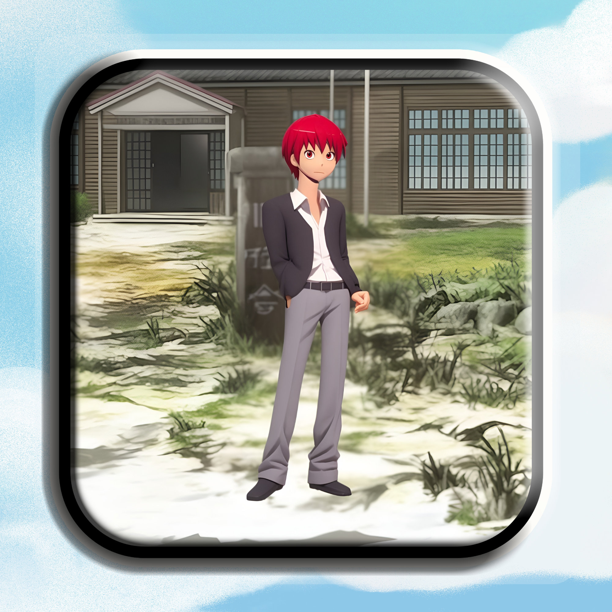 Karma Akabane Sticker Assassination Classroom Inspired Anime - Etsy