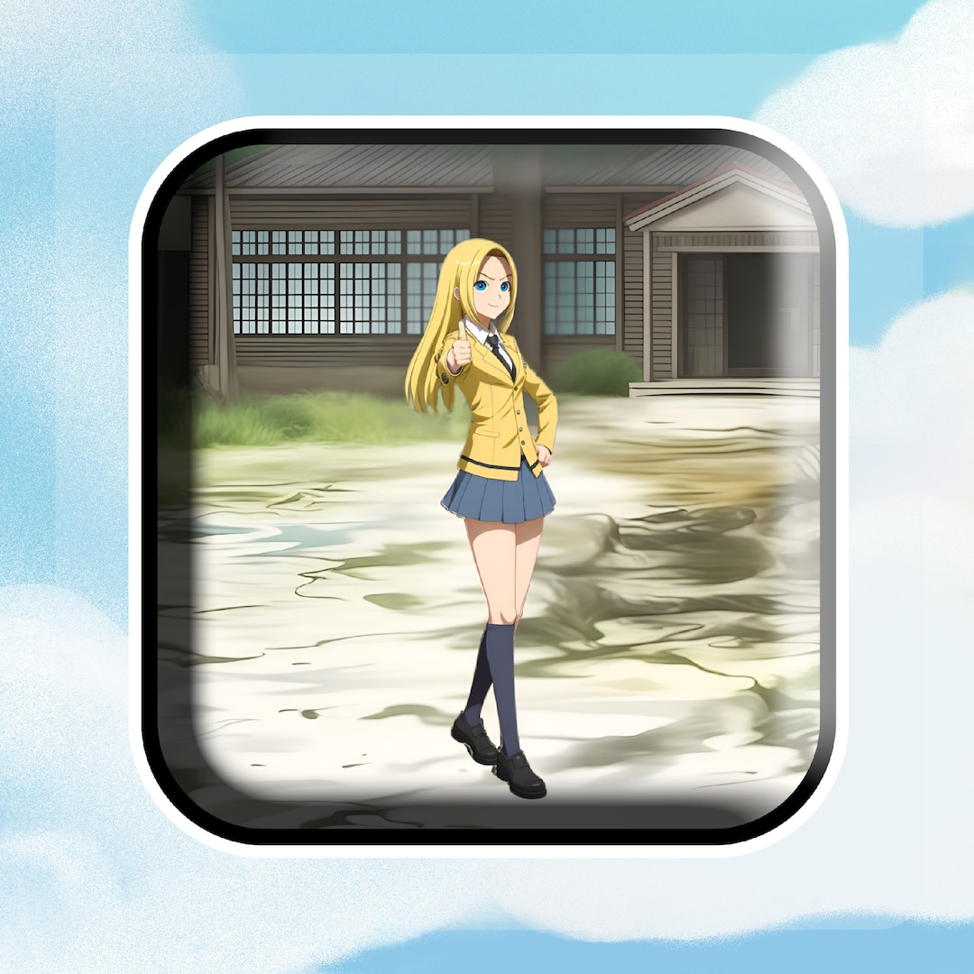 Assassination Classroom Inspired - Kawaii Rio Nakamura Anime Sticker ...