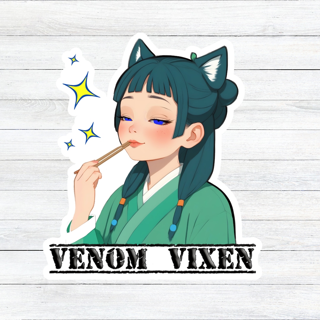 Die-cut Sticker Inspired by Mou Mou From Apothecary Diaries - Venom ...