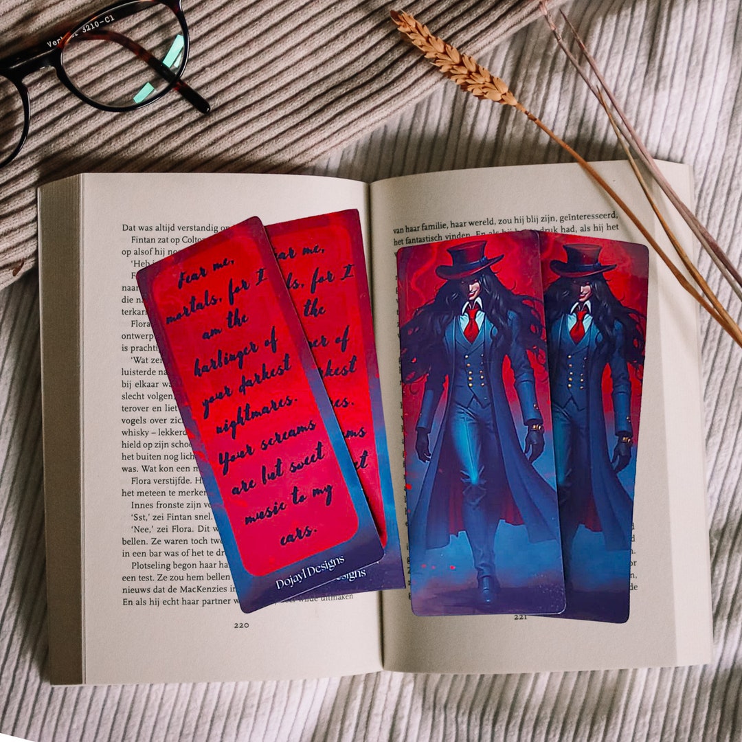 Anime- Alucard Hellsing Inspired Bookmark! Full Body Alucard Hellsing ...