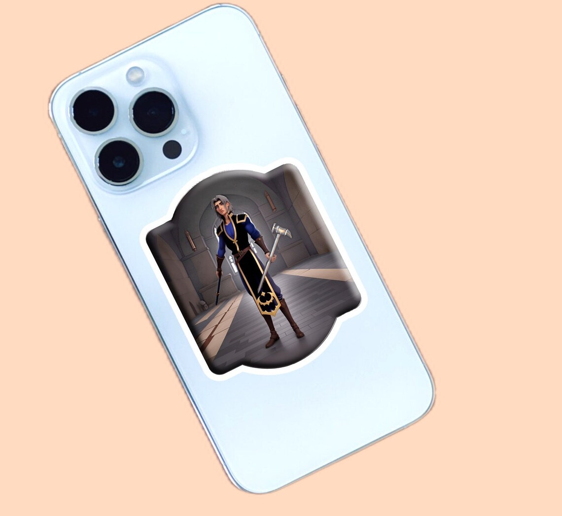 Castlevania Inspired Anime Sticker Hector Devil Forgemaster - Etsy